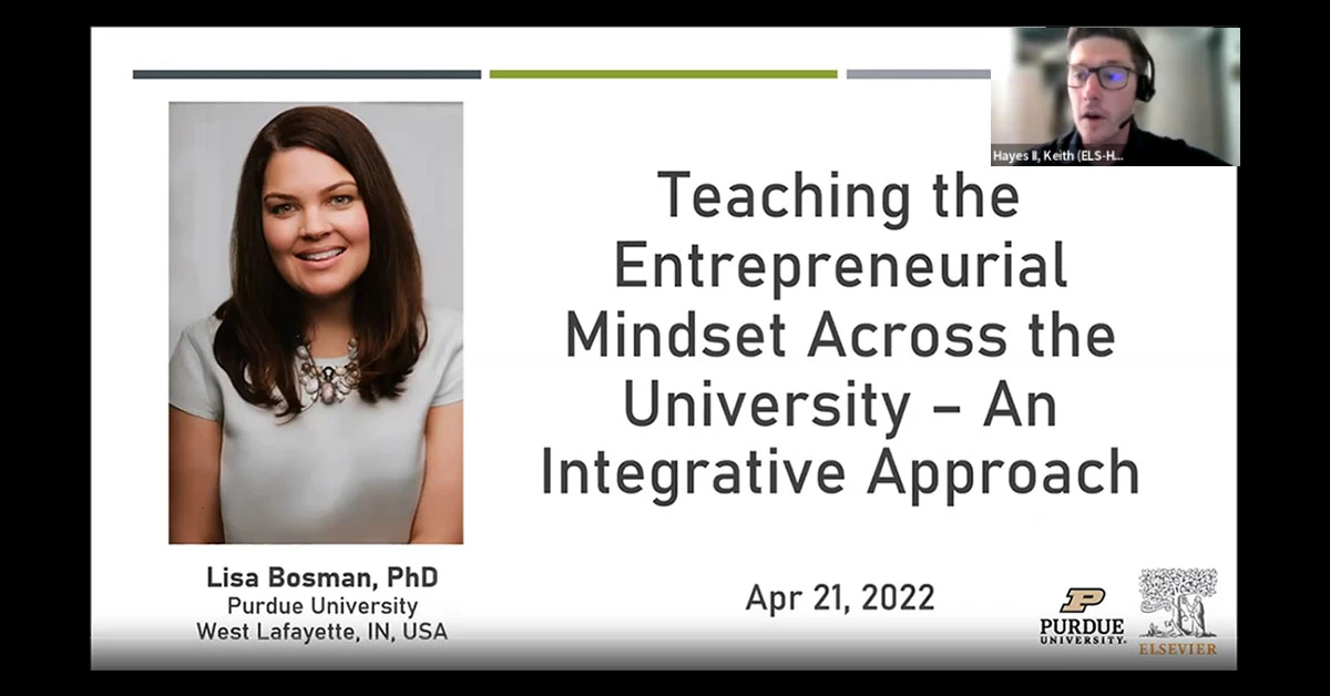 Teaching the entrepreneurial mindset to tomorrow’s engineers