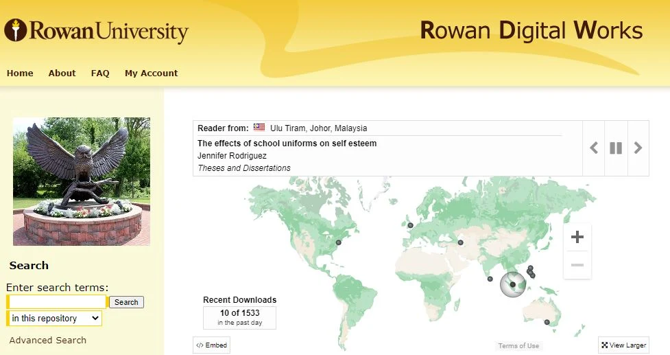 Faculty profiles as gateways to library services