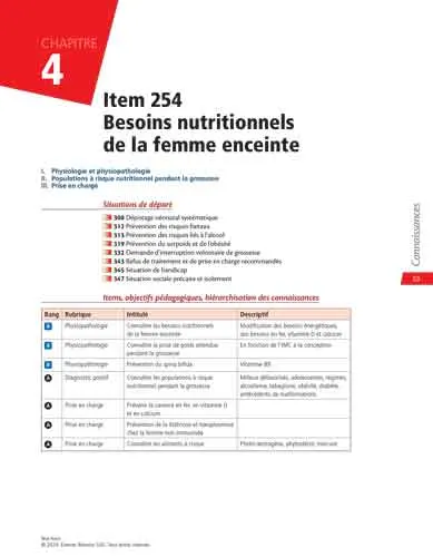 Découvrez un extrait du Référentiel des Collèges Nutrition, édition 2024