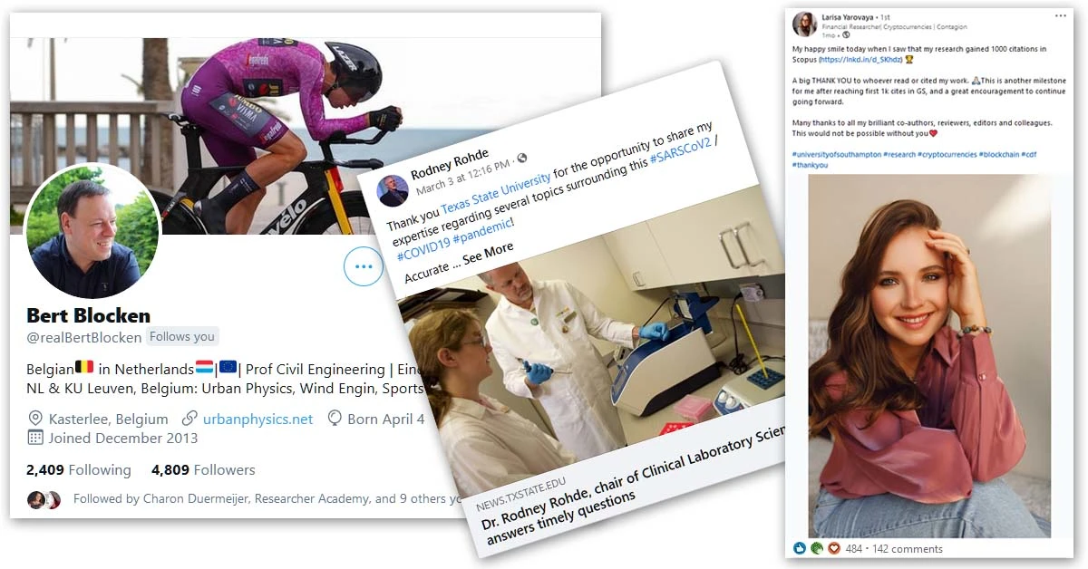 Researchers — what's your social media persona? | Elsevier