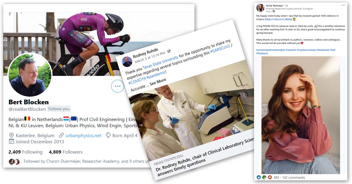 Researchers — what's your social media persona? | Elsevier