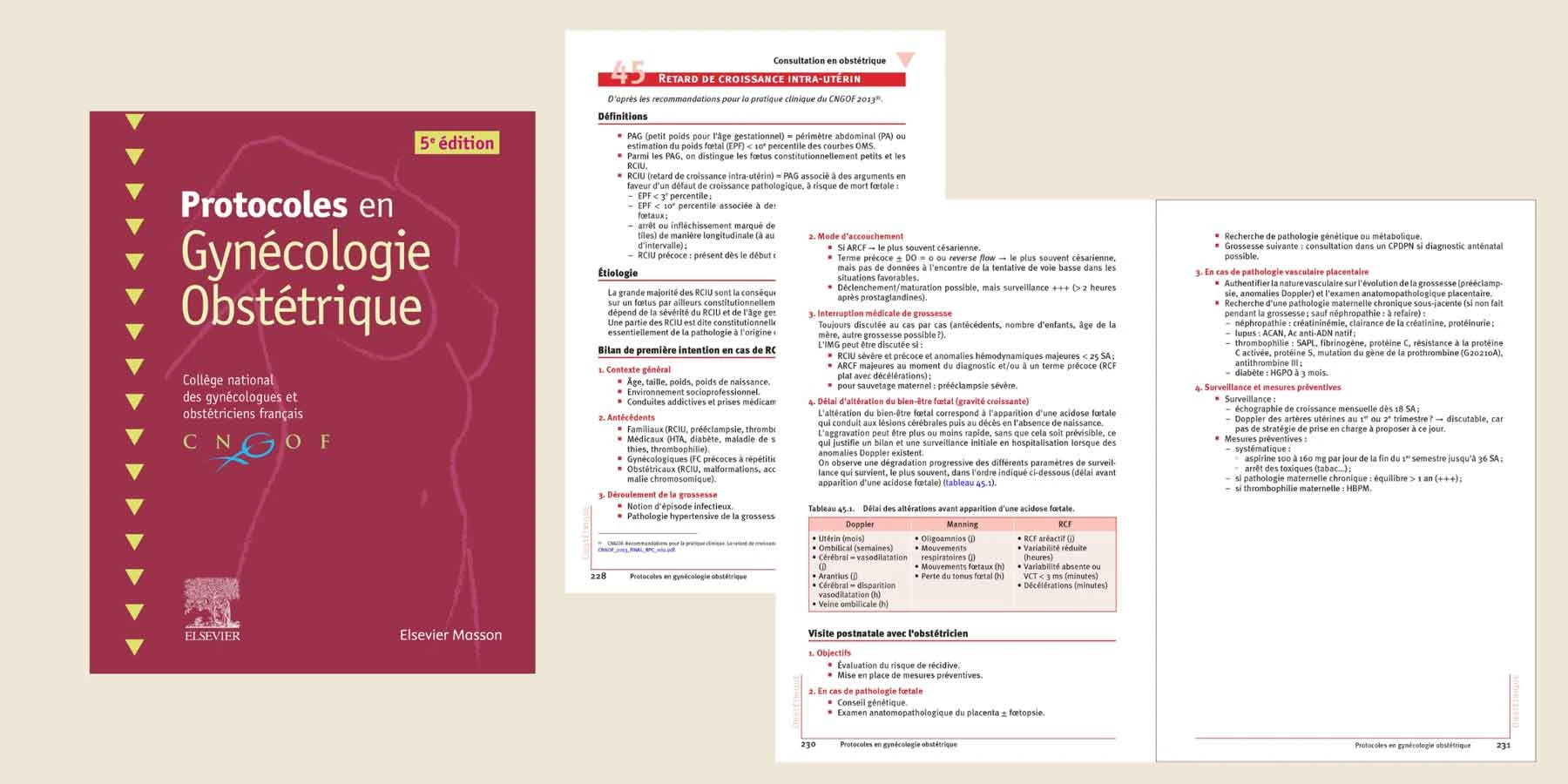 L'ouvrage de référence du CNGOF, exhaustif et pratique. : Protocoles en ...