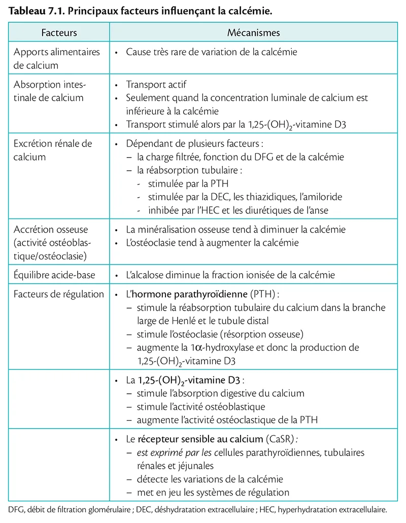 Les hypocalcémies