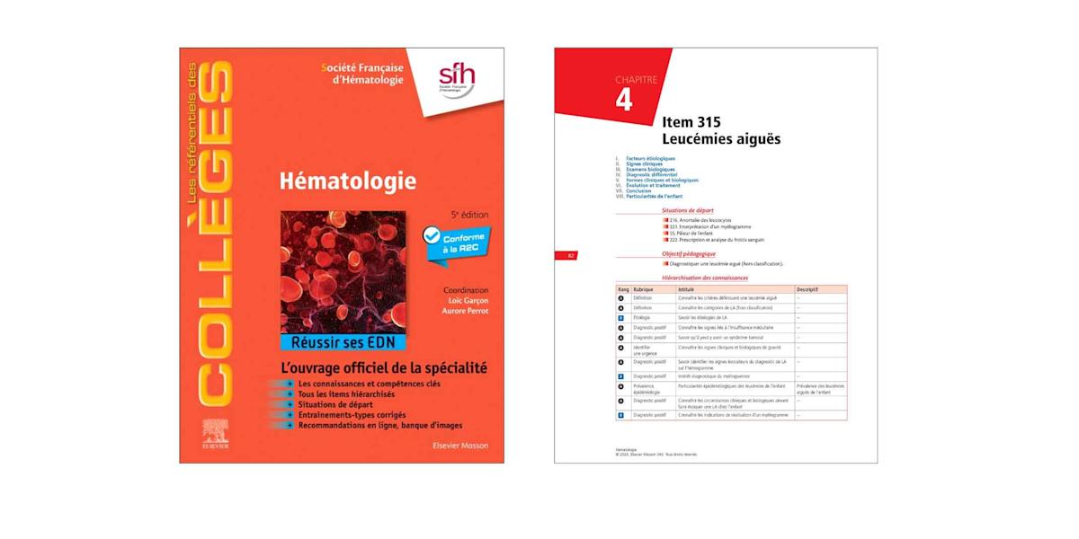 Référentiel des collèges Hématologie 4e édition 2021