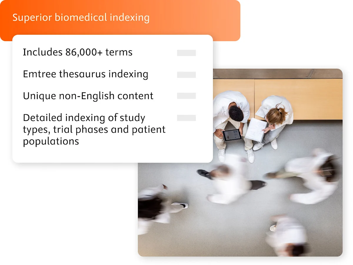 Embase is the medical research database for high-quality, comprehensive ...