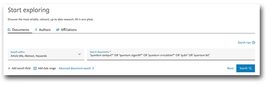Quantum computing research trends report | Elsevier