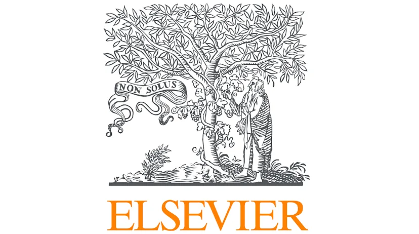 What does "Non Solus" mean in Elsevier's logo?