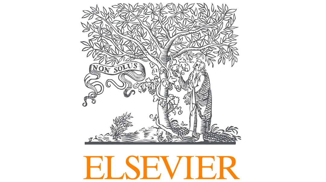 What does "Non Solus" mean in Elsevier's logo?