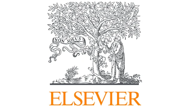 What does "Non Solus" mean in Elsevier's logo?