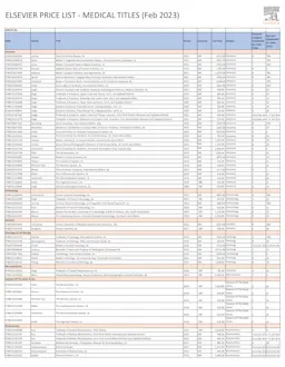 Elsevier Catalogue