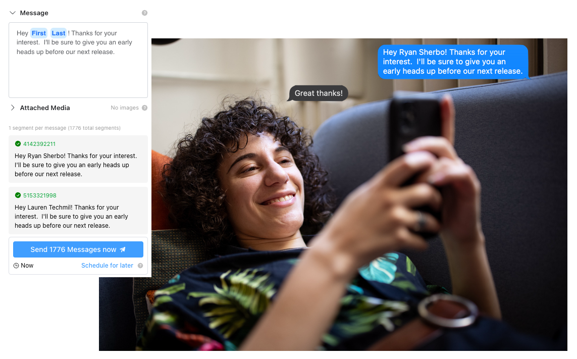 How to Send Text Messages From a Spreadsheet | Sheet Gurus SMS