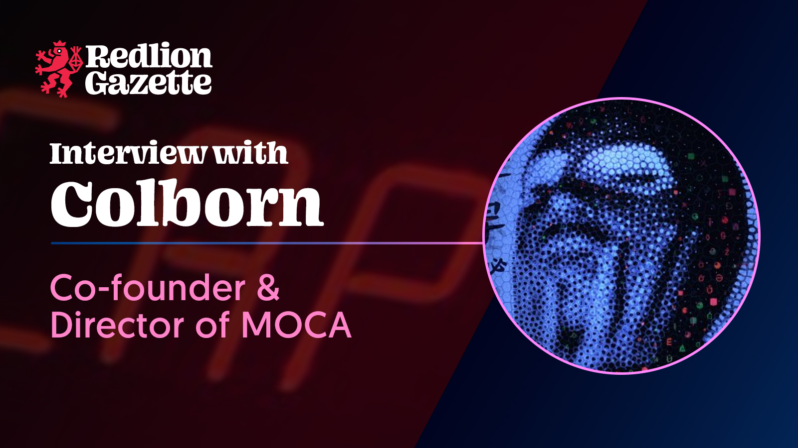 Interview With Colborn From MOCA | Redlion News
