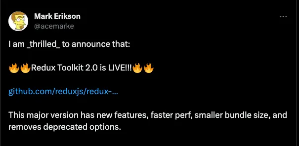 Redux Toolkit 2.0 release - This Dot Labs