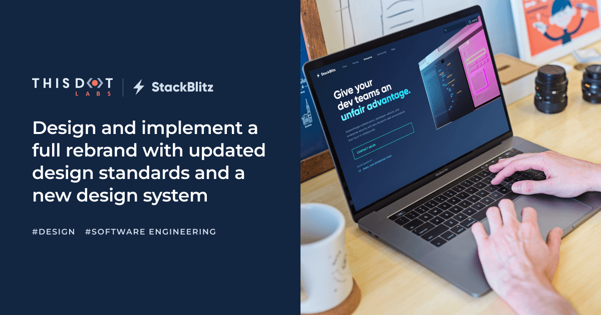 Design and implement a full rebrand with updated design standards and a ...