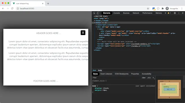 Teleporting in Vue 3 - This Dot Labs