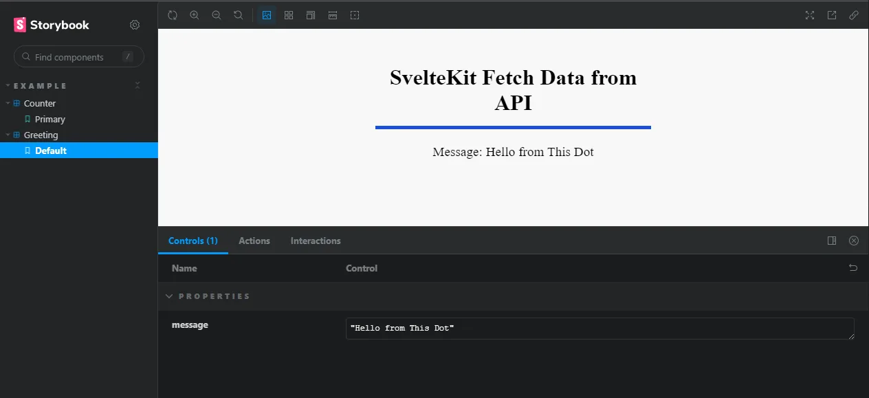 Integrating Storybook with SvelteKit, TypeScript, and SCSS - This Dot Labs