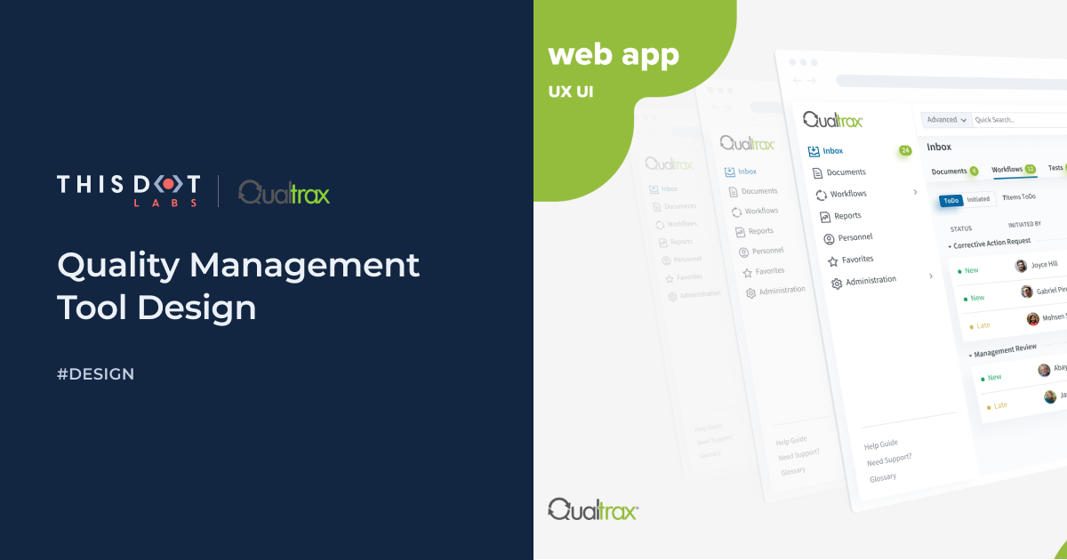 Quality Management Tool Design - This Dot Labs