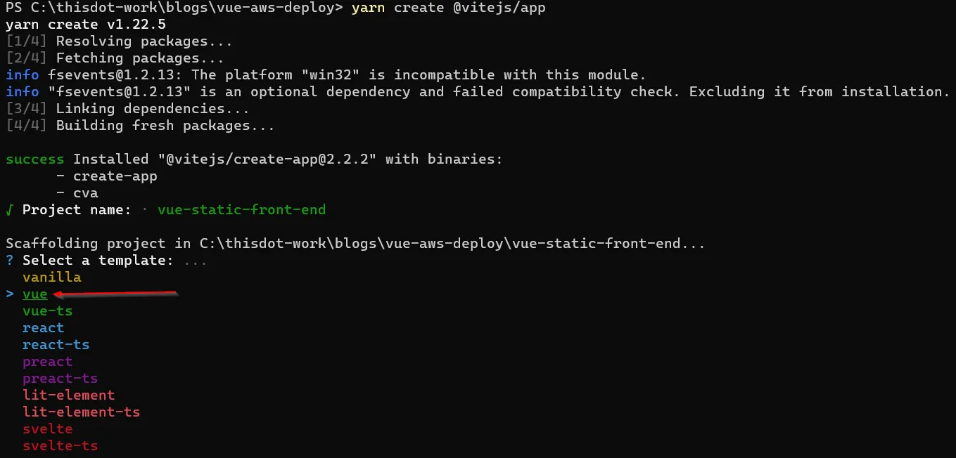 Deploying a Vue Static Front-End to AWS - This Dot Labs