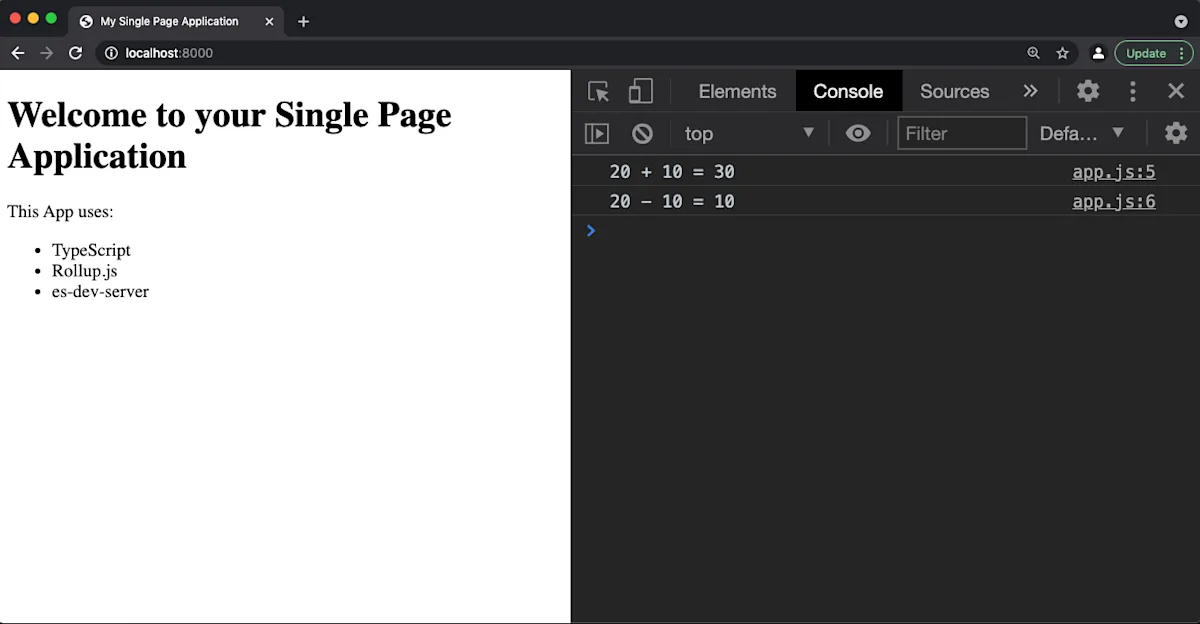 How to Serve a Single Page Application (SPA) using Rollup.js and Web ...