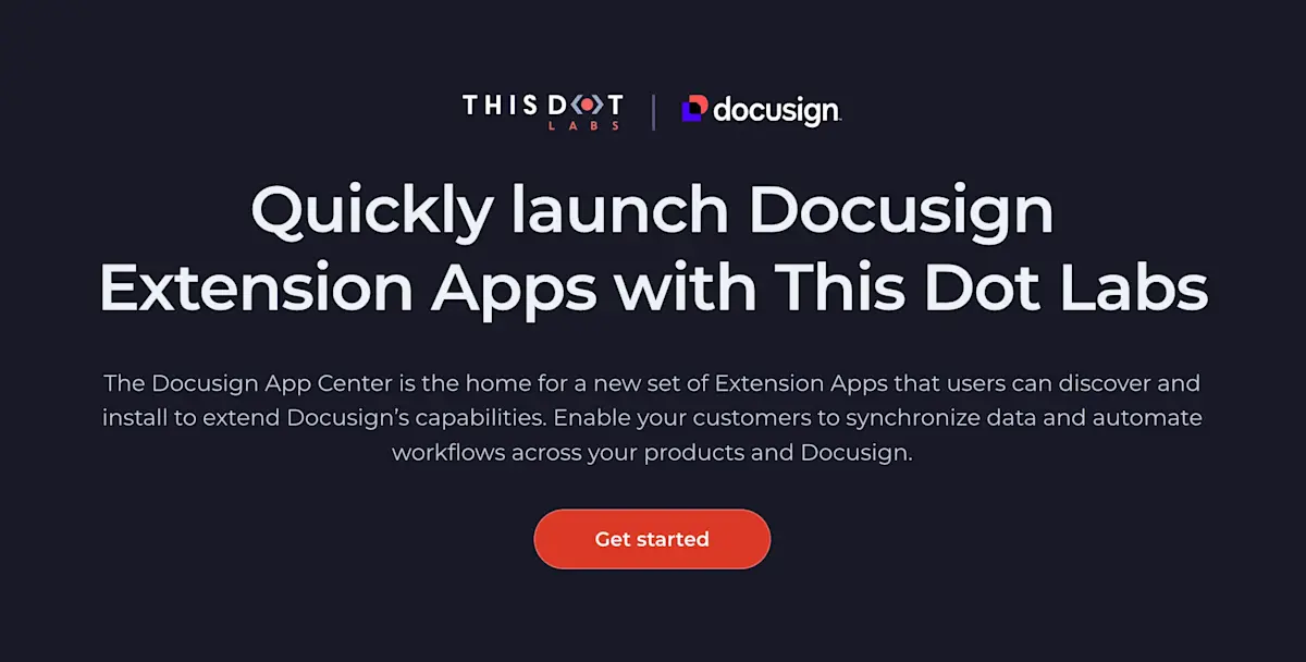 Docusign Partnership - This Dot Labs