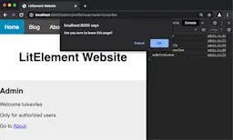 Navigation Lifecycle using Vaadin Router, LitElement and TypeScript - This Dot Labs