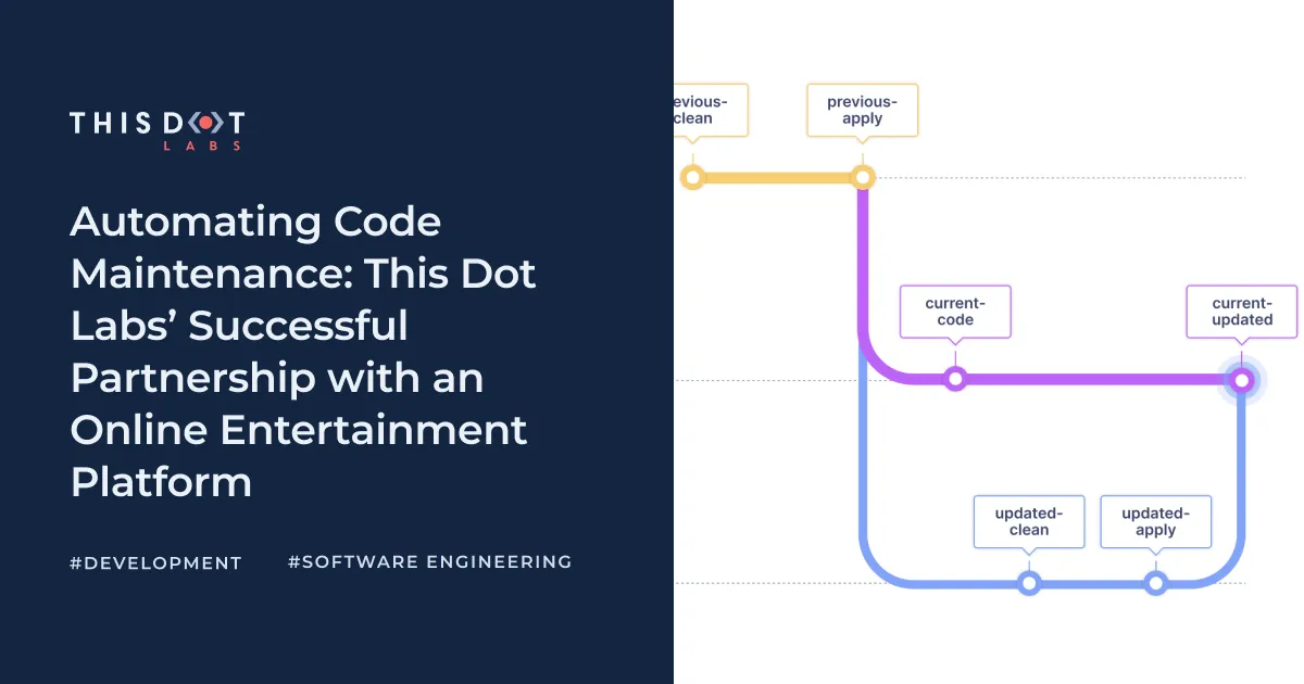 Automating Code Maintenance: This Dot Labs’ Successful Partnership with an Online Entertainment ...