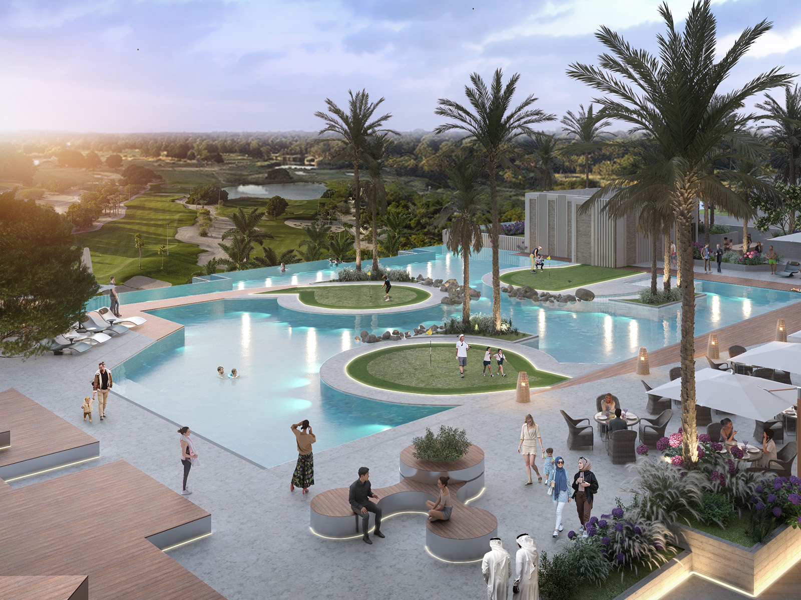 Golf Greens | Golf Apartments& Townhouses | DAMAC Properties