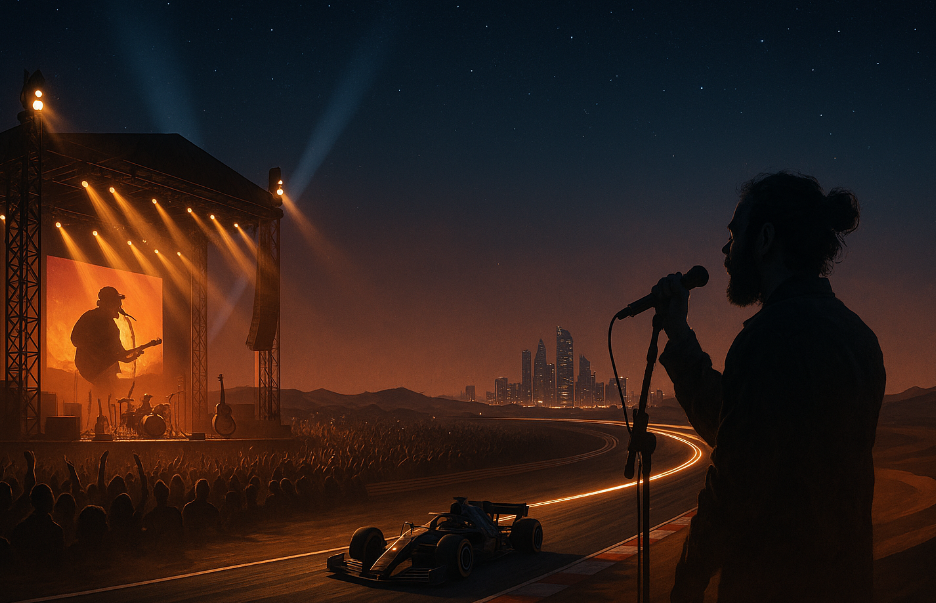 Post Malone Live at Yasalam F1 Abu Dhabi Grand Prix 2025