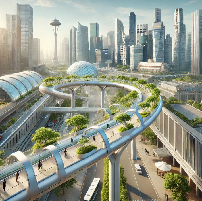 Проект "The Future Loop" в Дубае | Мастер-план Dubai Walk | DAMAC ...