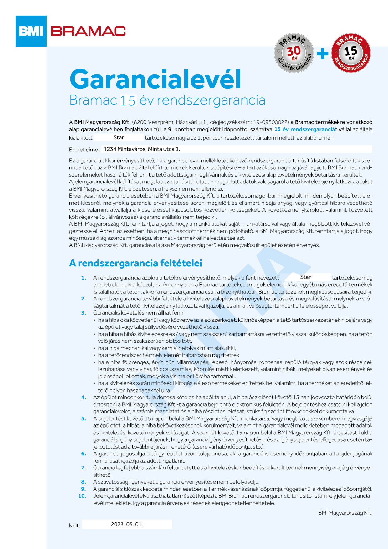 Rendszergarancia | BMI Magyarország