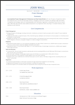 Template For Skills Based Resume