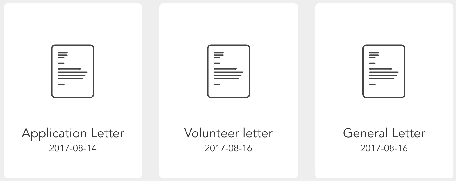 Creating a cover letter with VisualCV