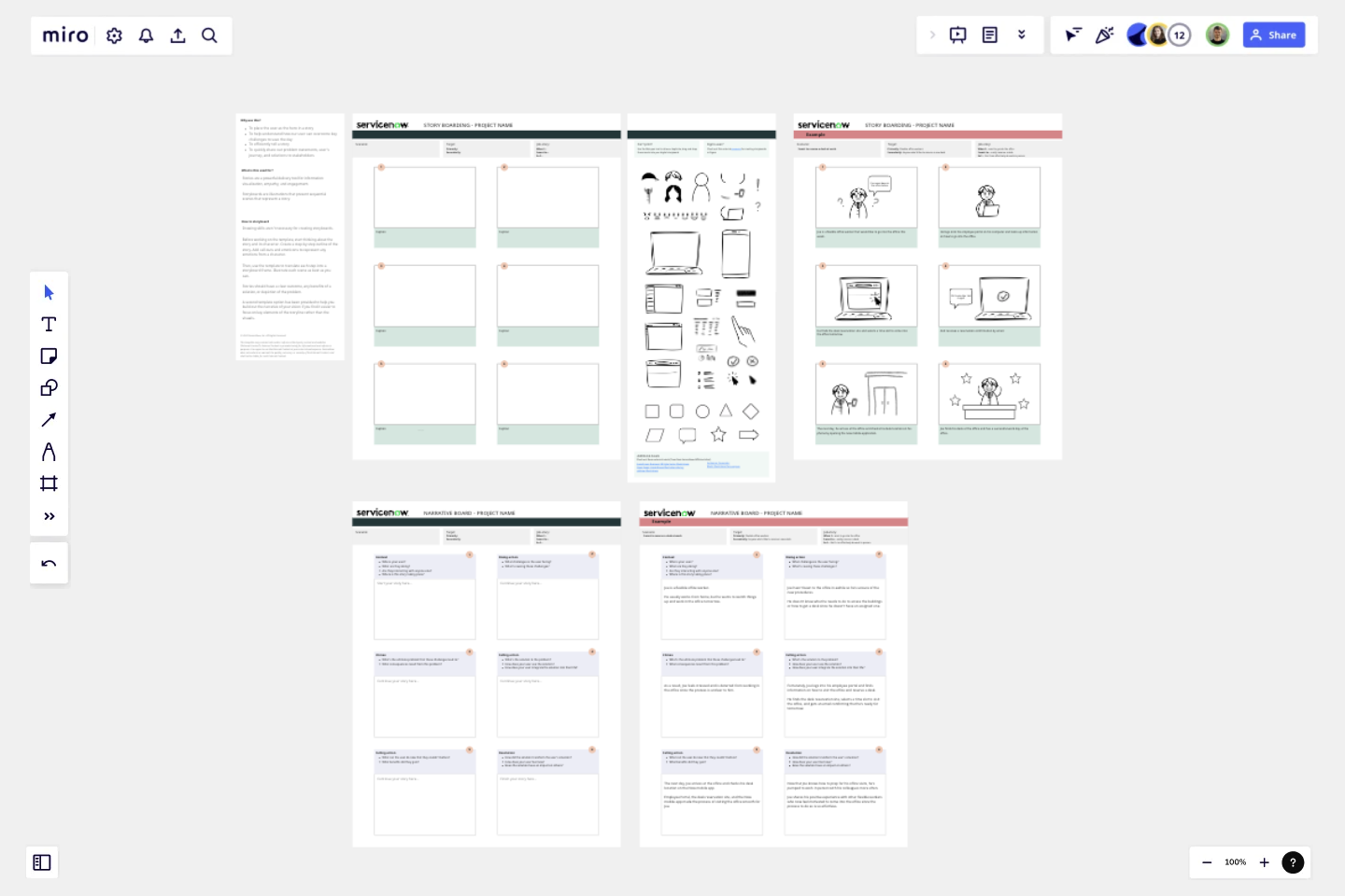 FREE Vision Storyboard Or Narrative Template | Miro 2025