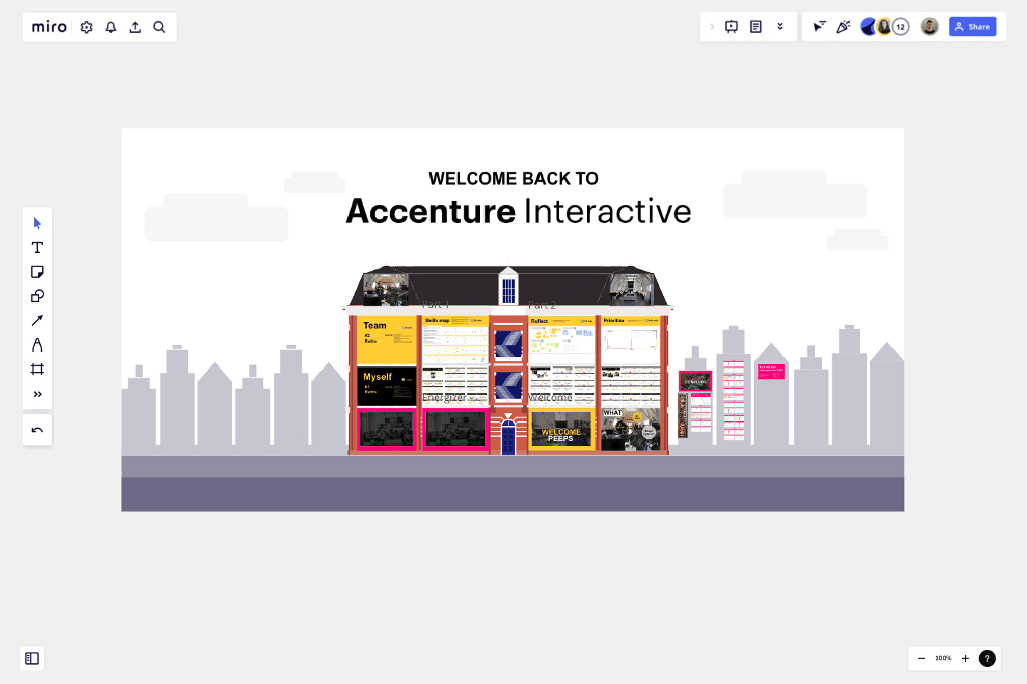 FREE End of the Year Team Retro Template | Miro 2025