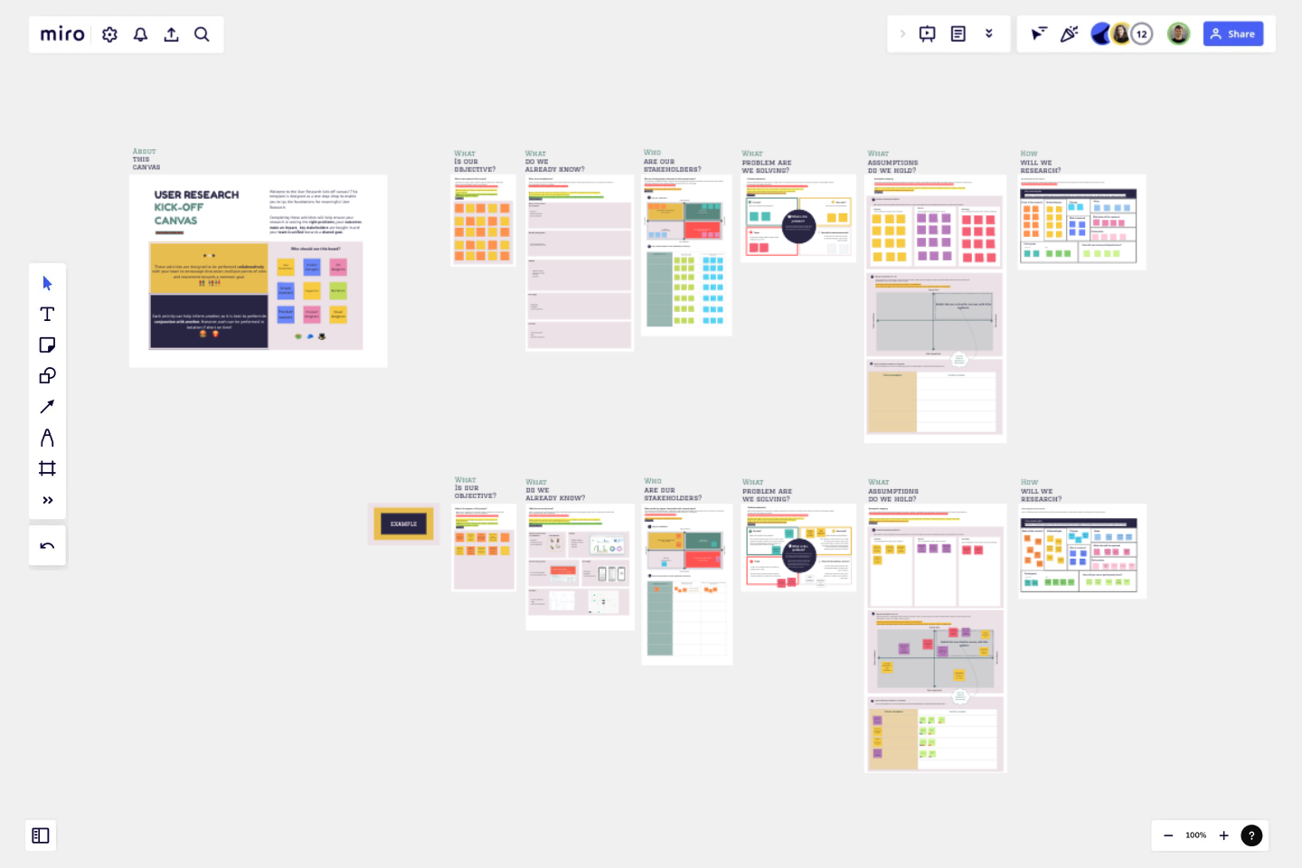 FREE User Research Kick-off Canvas Template | Miro 2025