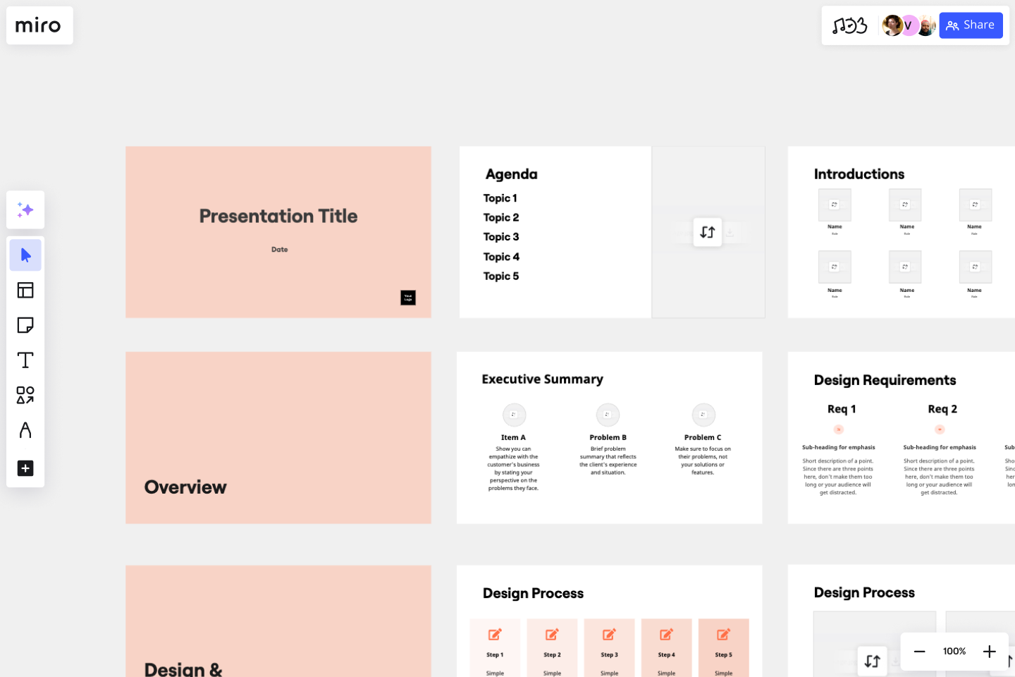 FREE Critical Design Review Presentation Template | Miro 2026