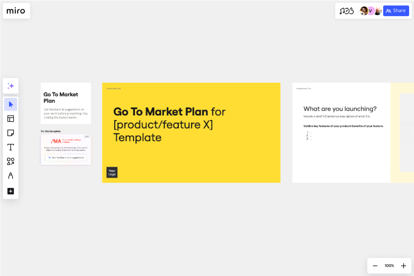 Go To Market Plan Template