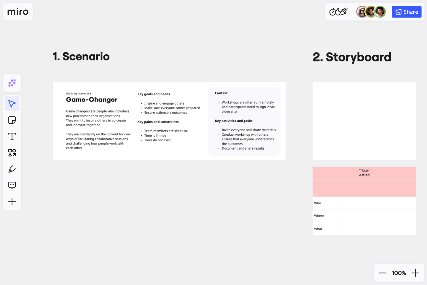 Free Storyboard Templates & Examples | Miro