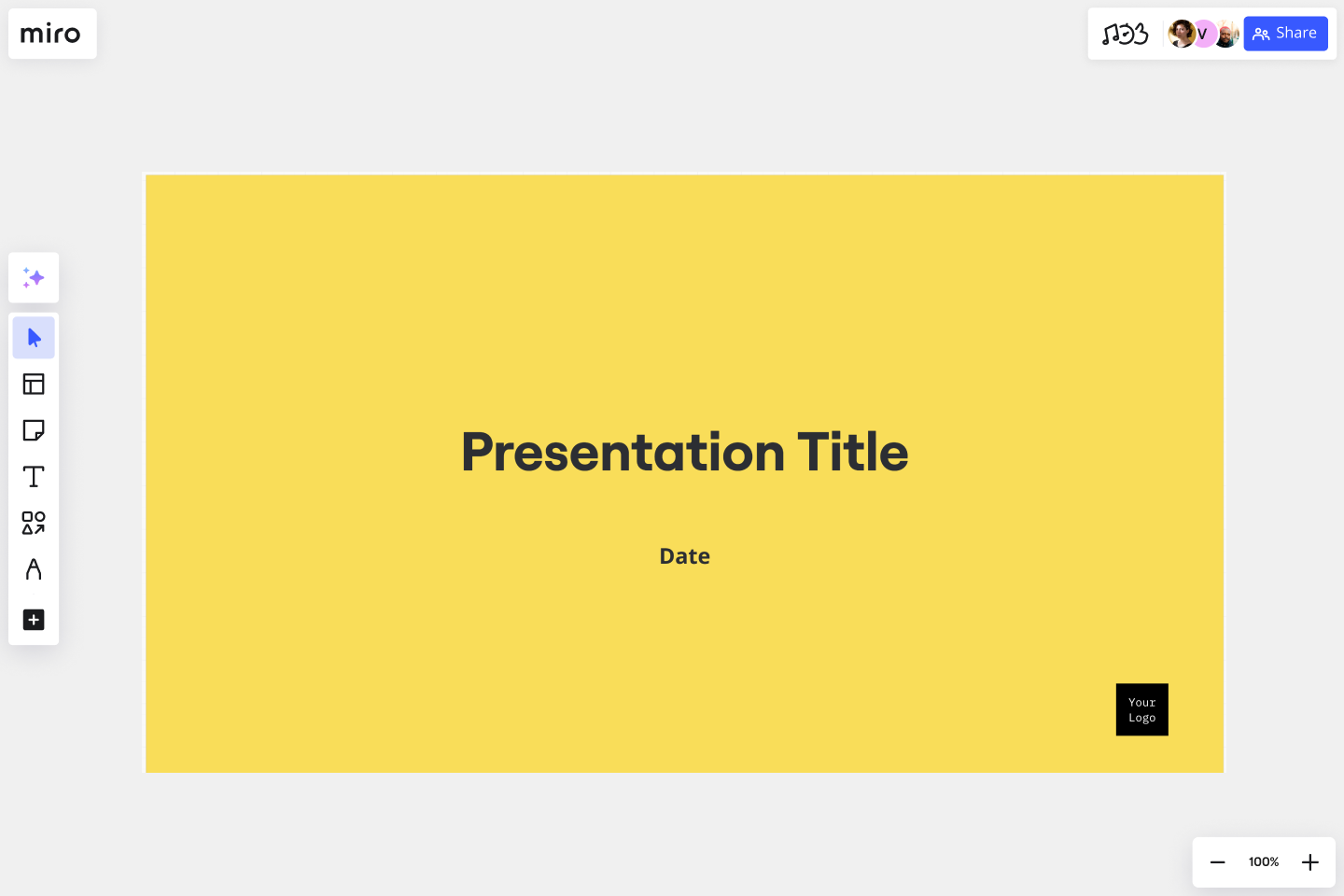 Modèle de Présentation de Storyboard GRATUIT | Miro 2025