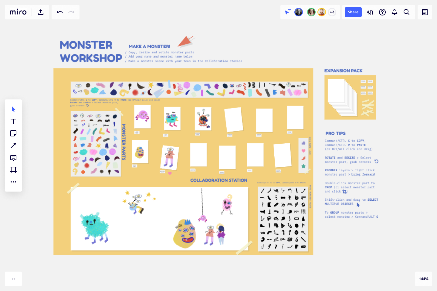 FREE Icebreaker Drawing Exercises Template | Miro 2025