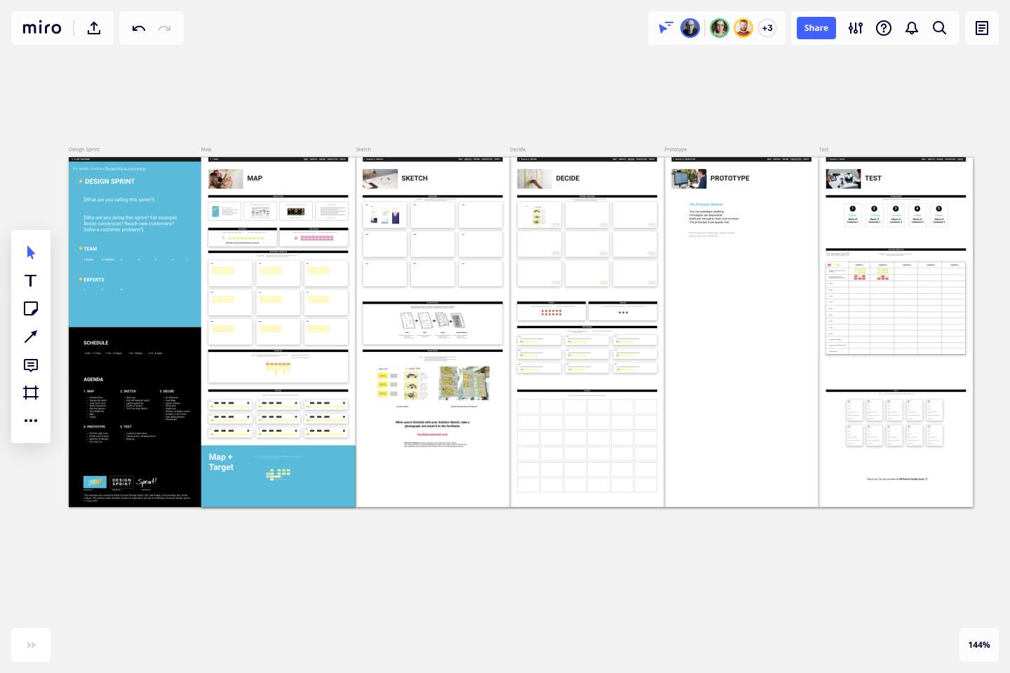 FREE Official 5-Day Design Sprint Template & Example for Teams | Miro 2025