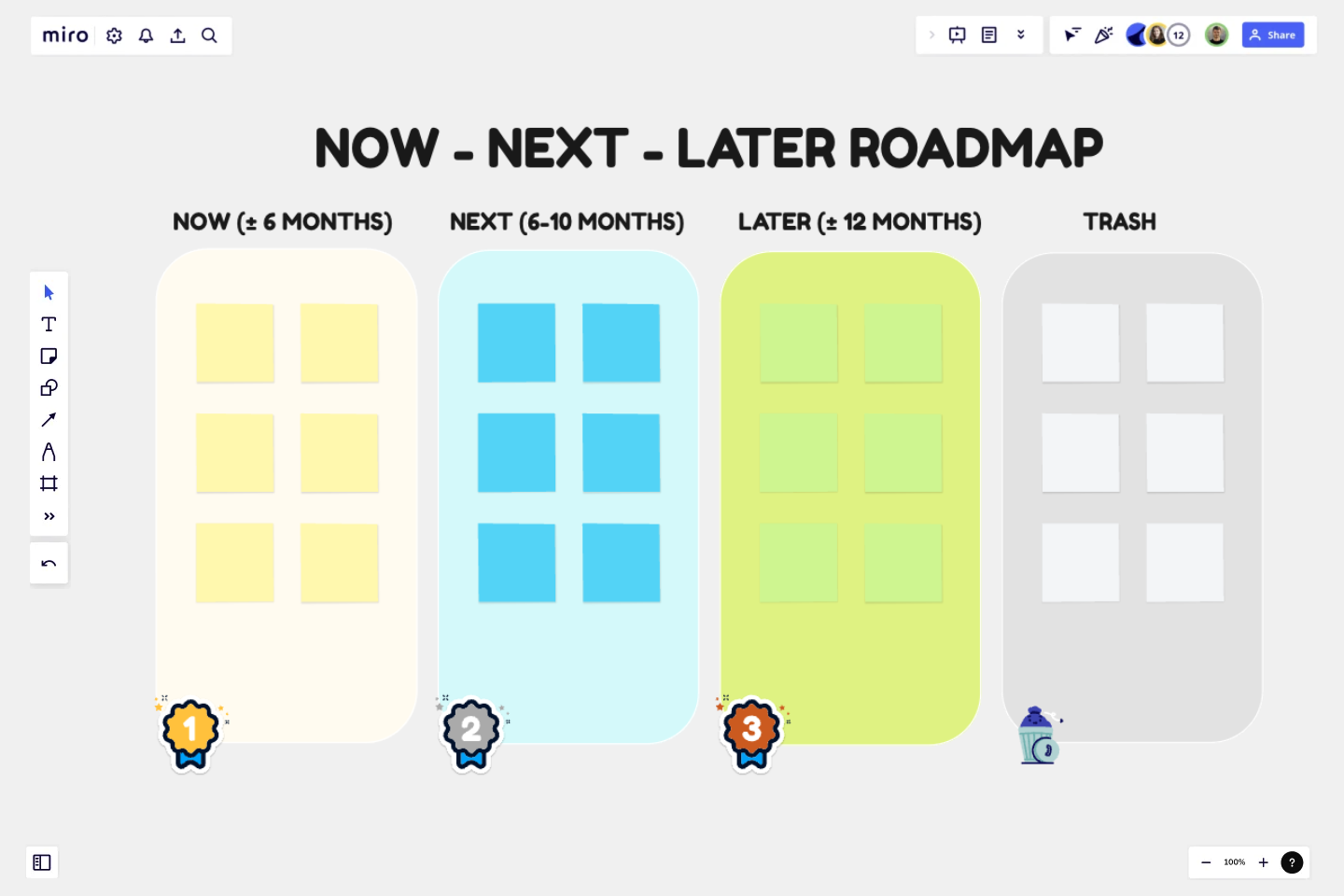 Product Roadmap Template | Miro
