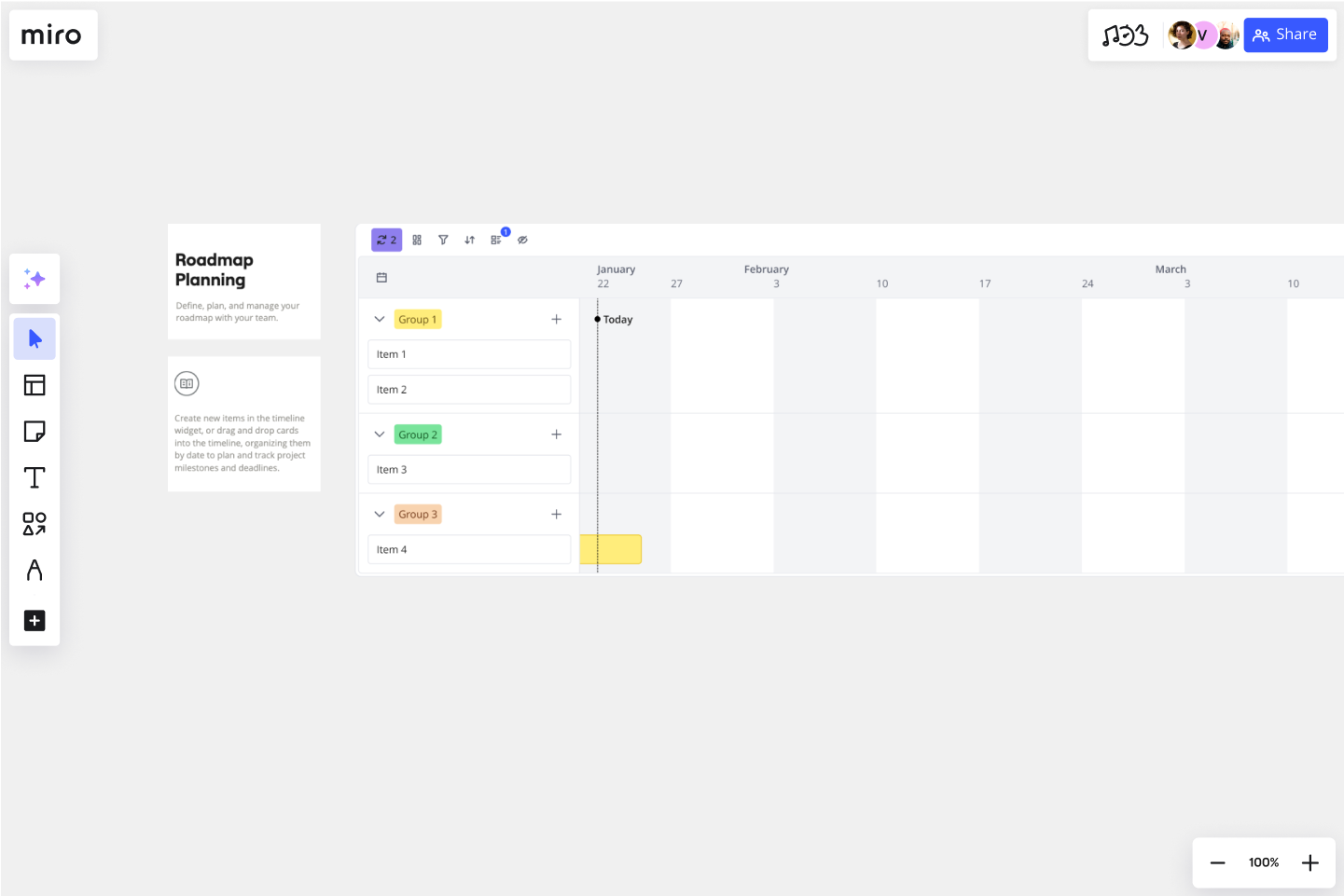 FREE Roadmap Planning Template | Miro