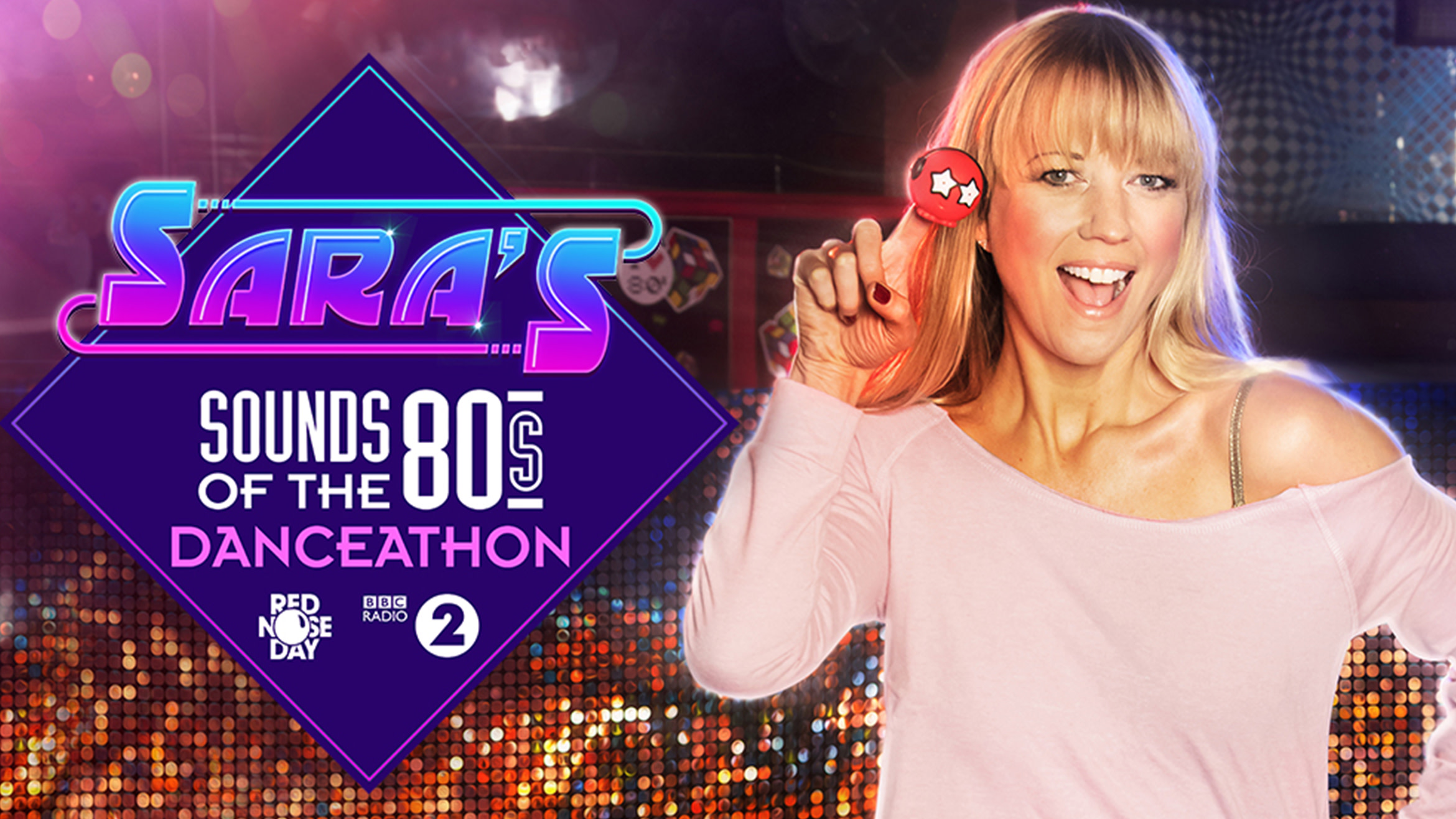 DJ Sara Cox will hit the dancefloor for a 24-hour 80s danceathon ...