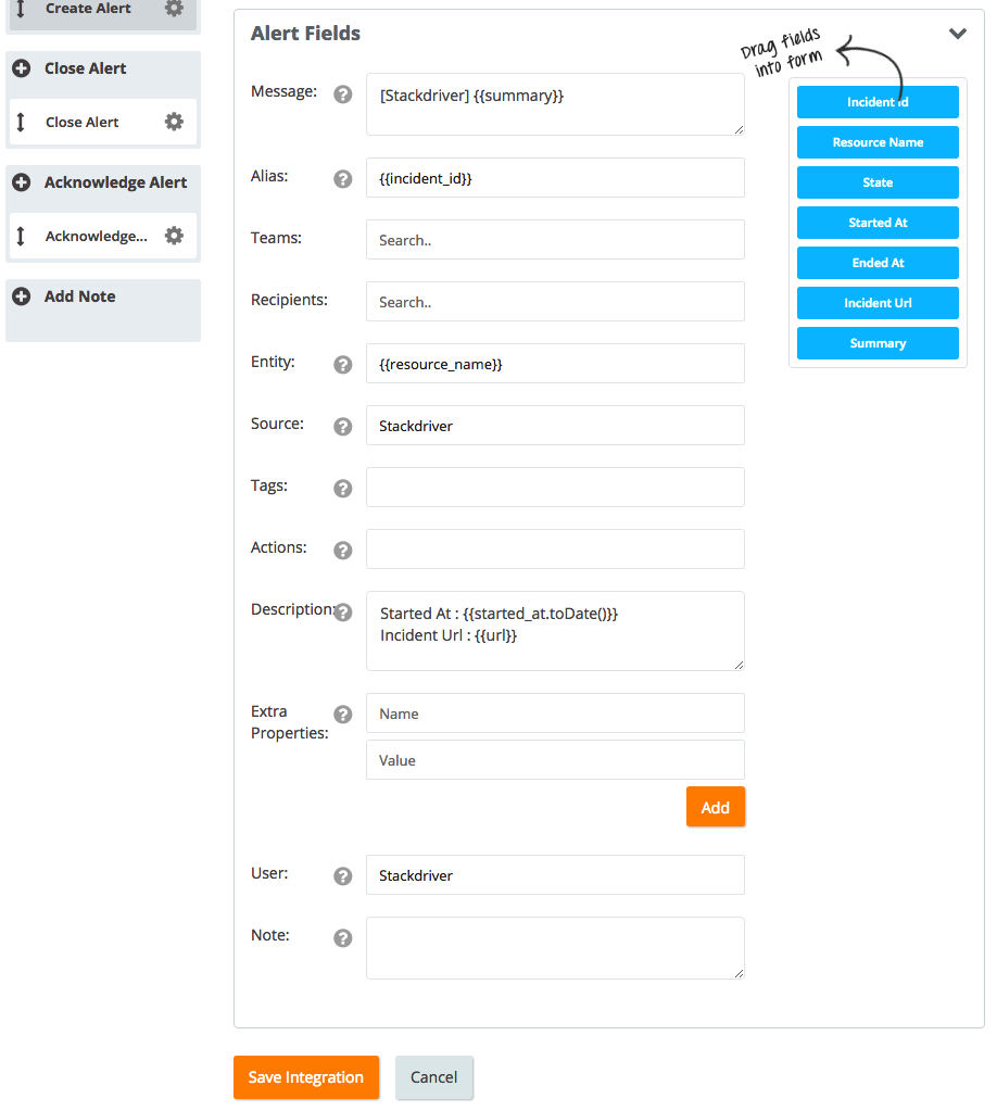 Opsgenie を Stackdriver と統合する | Opsgenie | Atlassian サポート