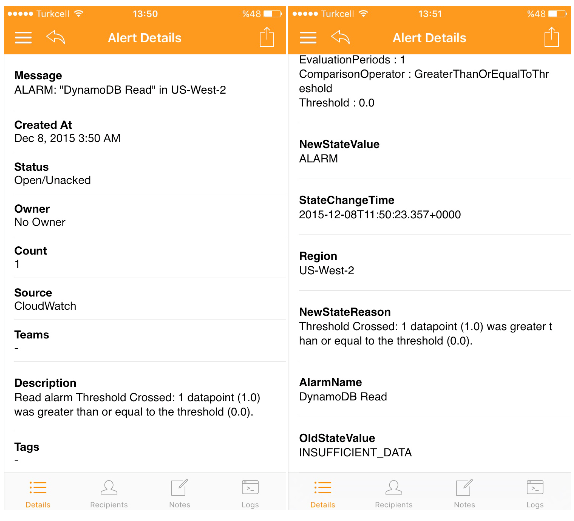 Integrate Opsgenie with Amazon CloudWatch | Opsgenie | Atlassian Support
