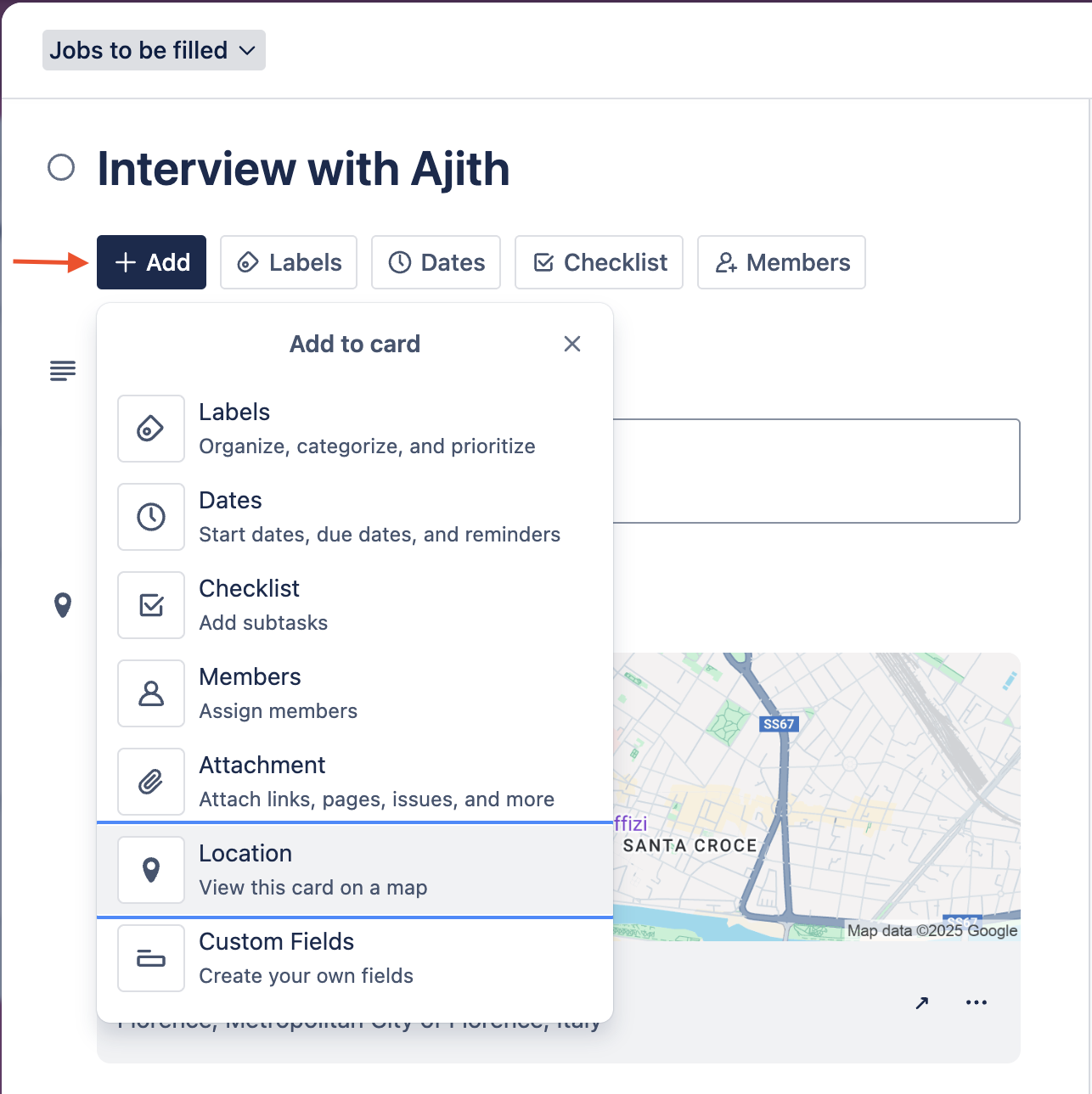Map view | Trello | Atlassian Support