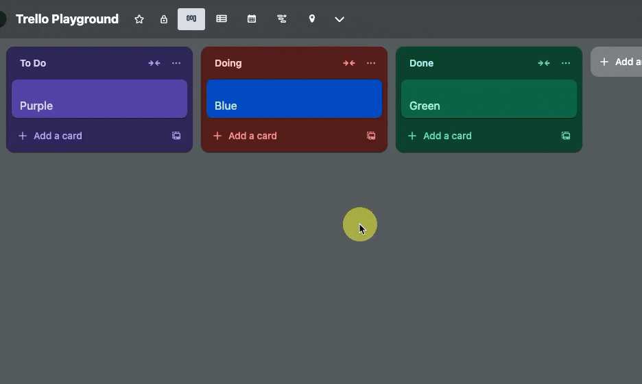 Adding lists to a board | Trello | Atlassian Support