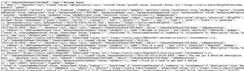 Making Sense Of Trellos Json Export Trello Atlassian Support