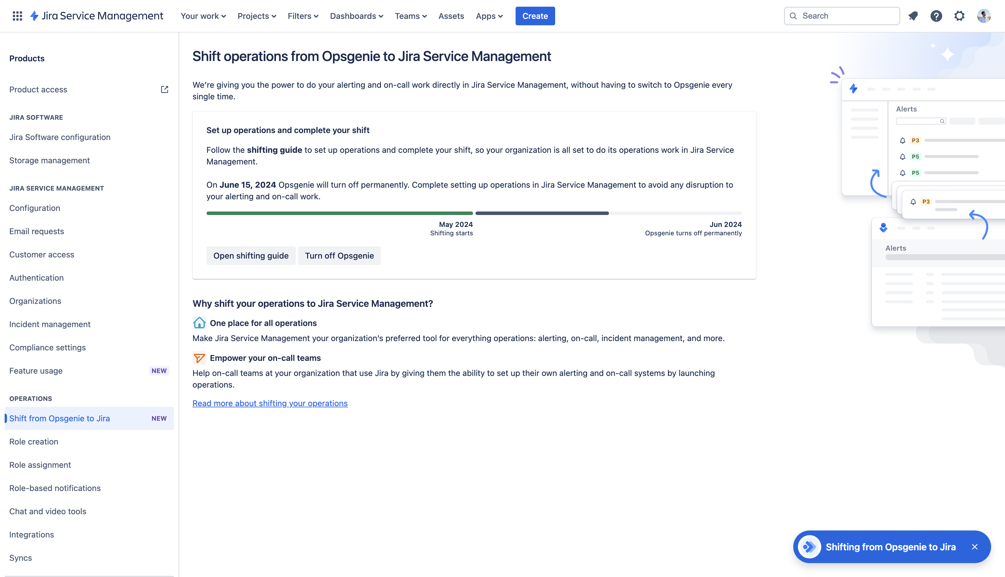 Set up operations and complete your shift to Jira Service Management | Jira Service Management ...